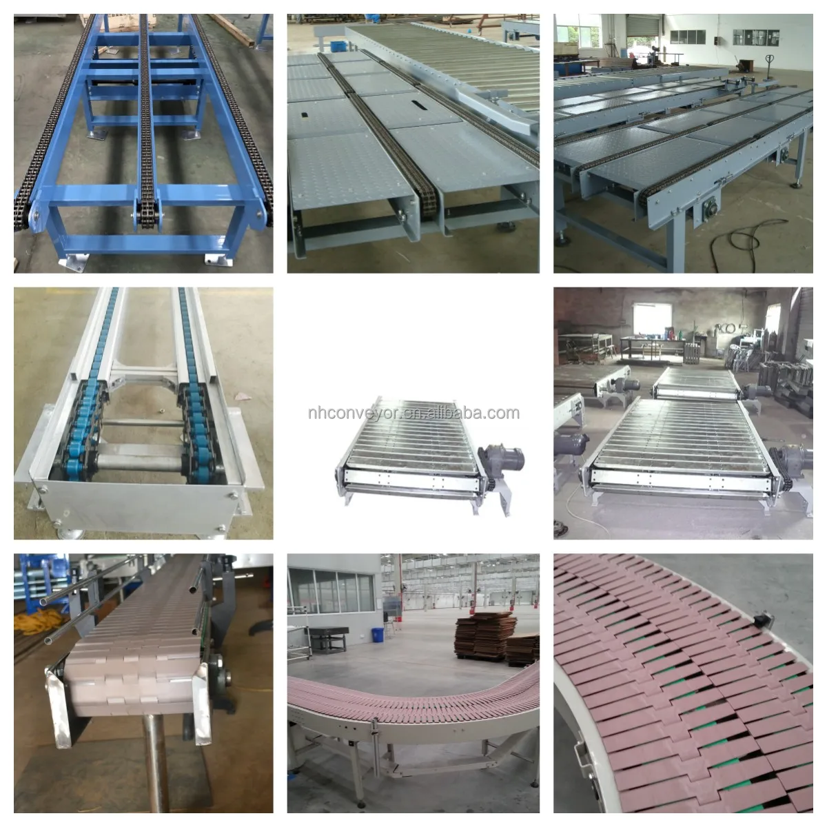 Steel Frame Conveyor with Triple Chains - Customizable