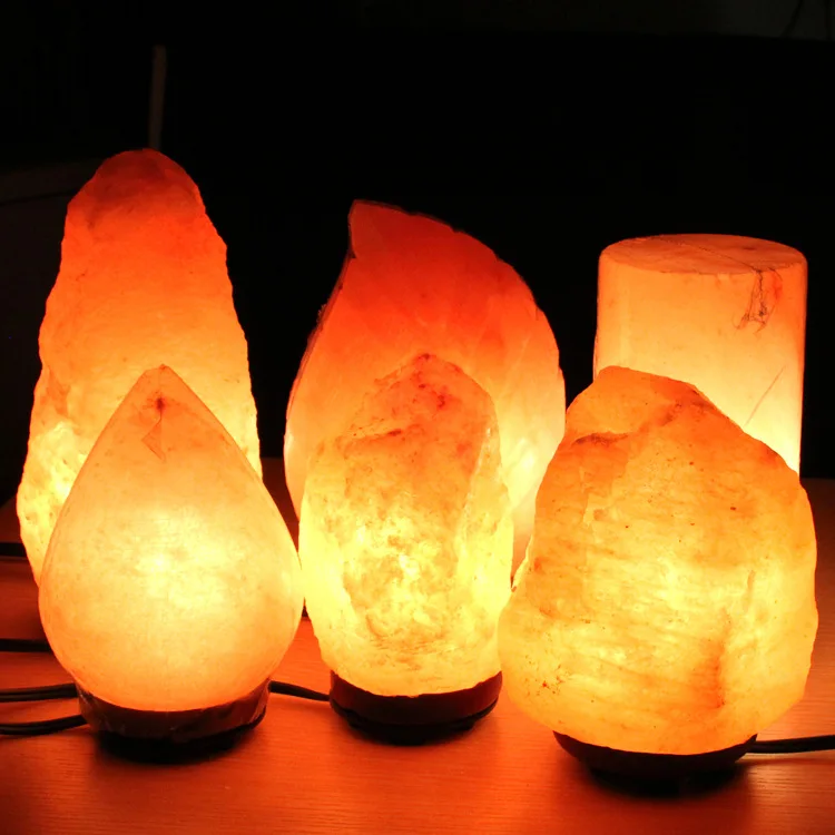 S582 Crystal Himalayan Salt Lamp Natural Hand Carved Small Size Red ...