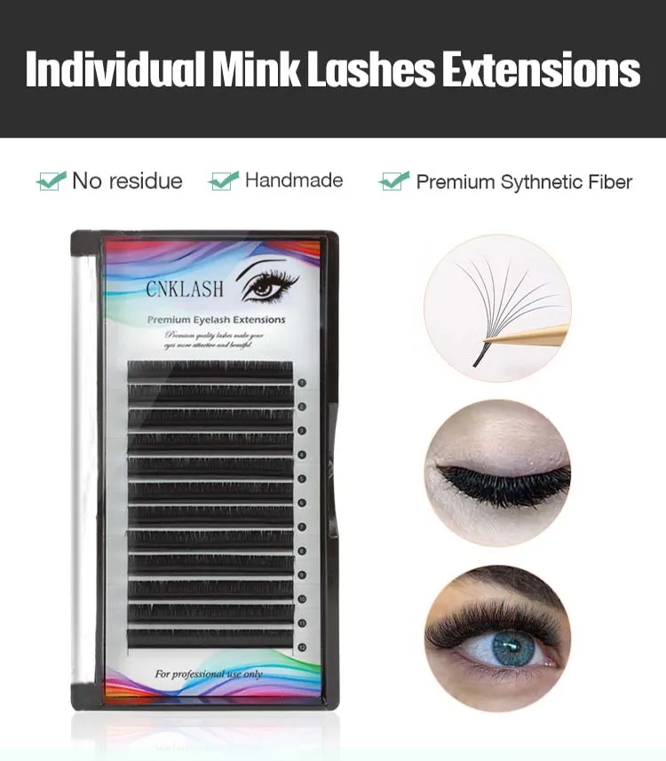 Individual Eyelash Extensions Matte Premium Korean Synthetic Pbt Faux Mink 7-25mm Wholesale ...
