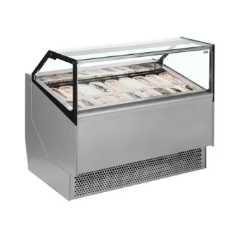 Small Luxury Counter Top Italian Mini Gelato Ice Cream Fridge ...