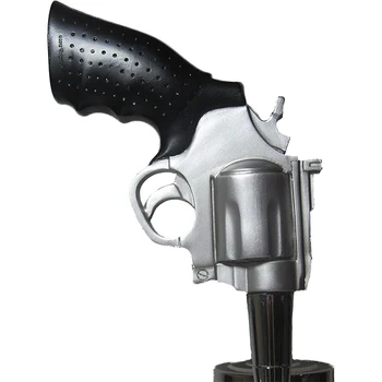 Breweriana Gun Silver Revolver Pistol Grip Beer Tap Handle Sports Bar ...