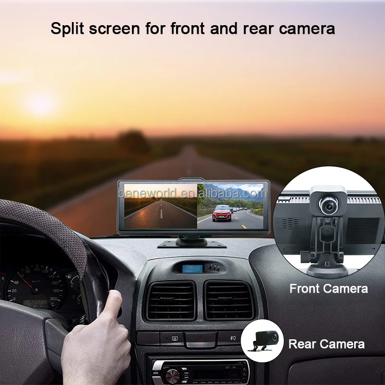 Universal 10.26" Touchscreen Android GPS Navi Carplay Dvr