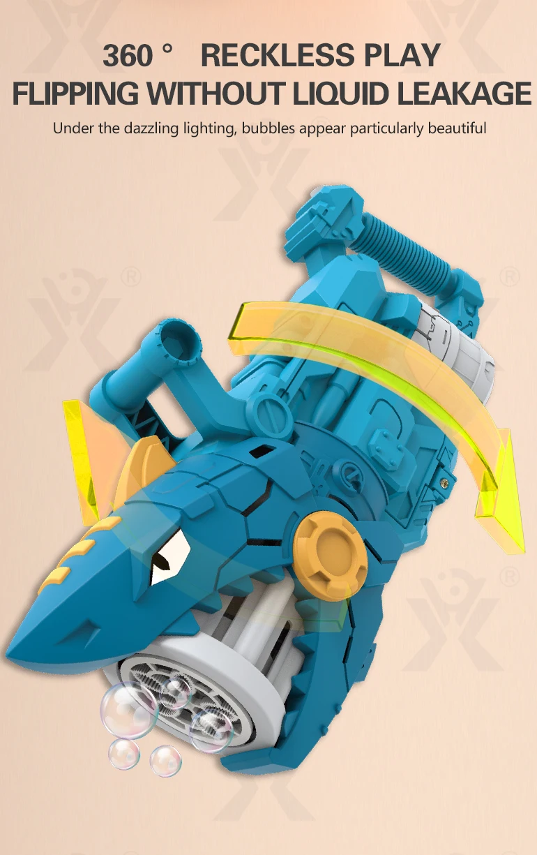 Chengji Outdoor Shooting Game Child Blue Animal Shape Guns Automatic ...