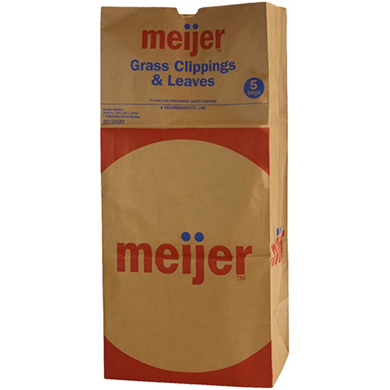 30 Gallon Multi-wall Waterproof Biodegradable Paper Lawn And Leaf ...