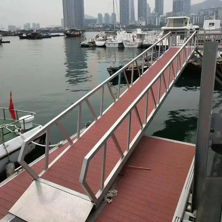 Aluminum Dock System Floating Wharf,Floating Marina Dock Boat Jetty ...