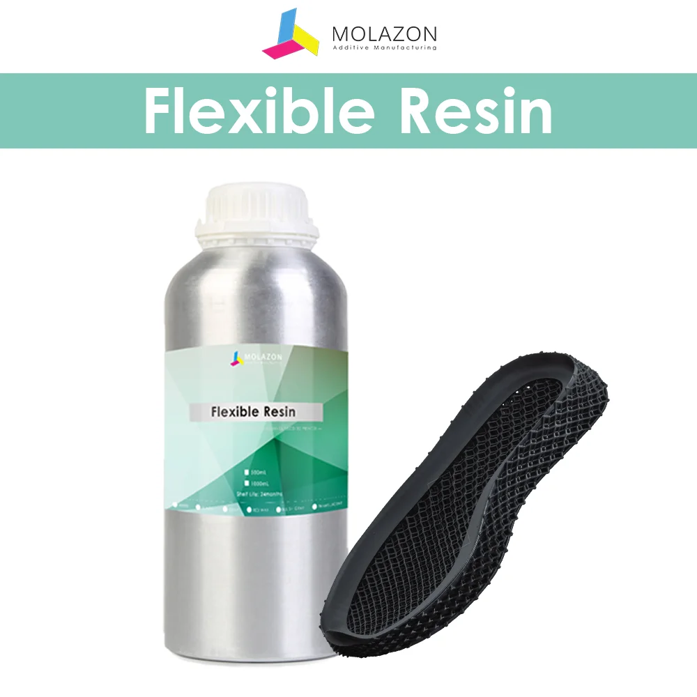 Molazon Flexible 405nm Uv-Curing Resin for 3D Printing
