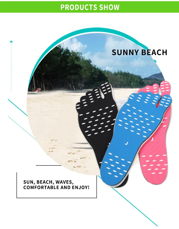 Hot Selling Beach Invisible Anti-Skid Insole by 99insoles