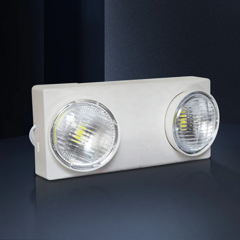 Alibaba.com: Double-Headed Indoor Fire Emergency LED Light, 5W 40-80Hr ...