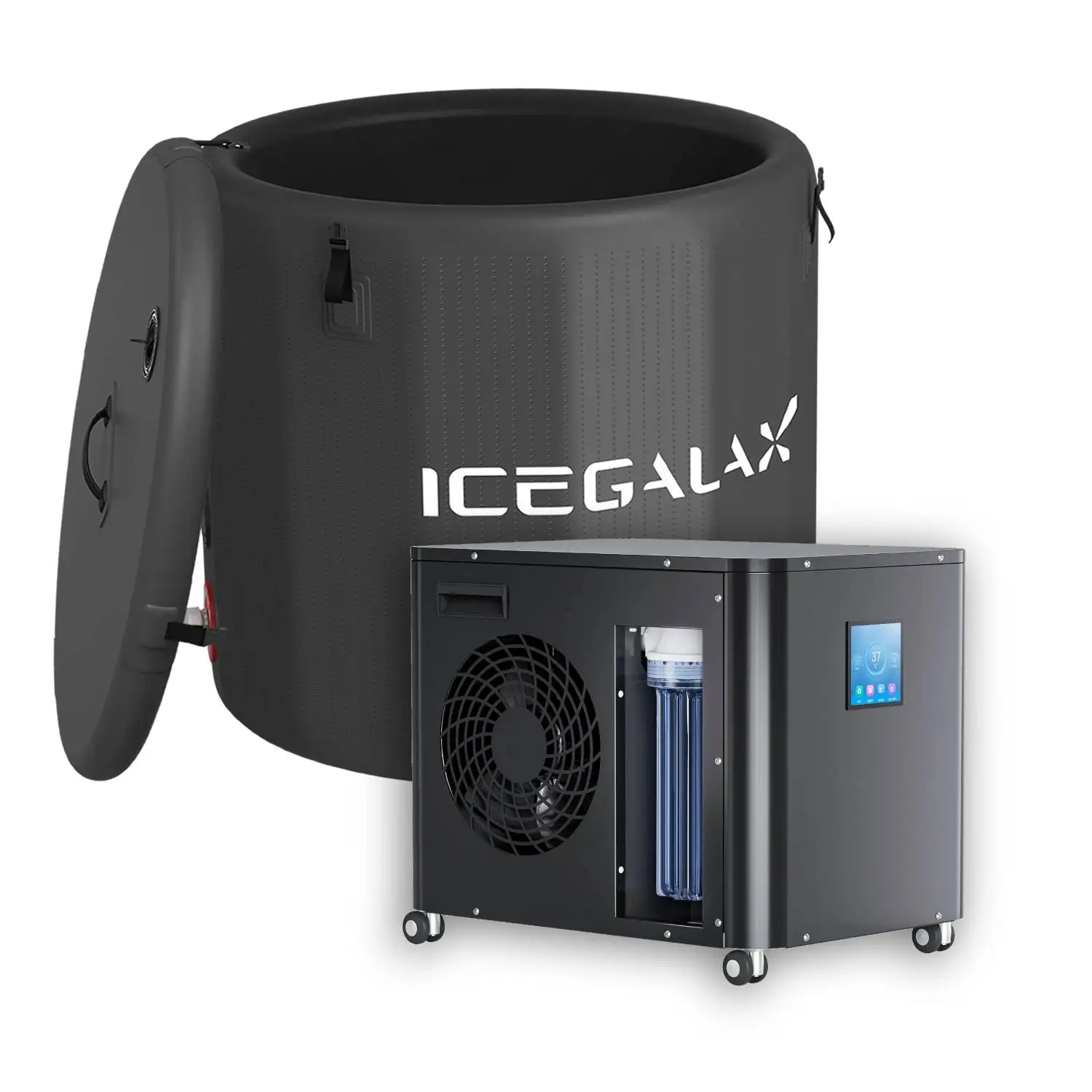 ICEGALAX 1/2HP 1HP Water Chiller WIFI APP Control Cold Plunge Chiller ...