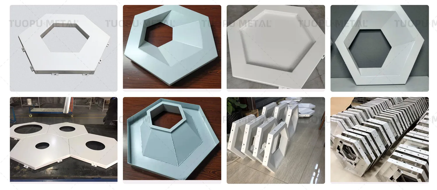 Outdoor Hexagon Aluminum Cladding - Durable & Stylish