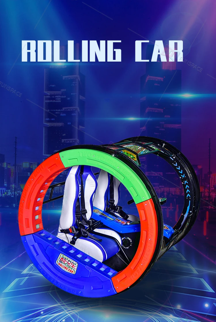 Rolling Car Products High Capacity 360 Degree Rotating Electric Happy ...