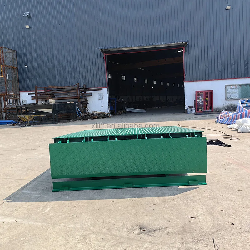 Ac Power Motor Lift Hydraulic Ramp Free Standing Dock Leveler For Forklift - Buy High ...