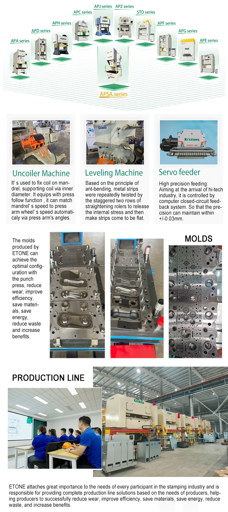 APA 100 Ton Power Press Machine in ETONE Brand| Alibaba.com