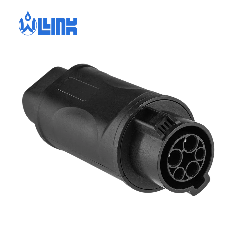 Portable Ev Charger Adapter Type 1 Plug 32a 1 Phase J1772 Type 2 To Gbt ...