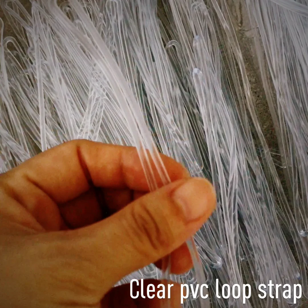 Clear Transparent Plastic Pvc Swing Luggage Tag Loops Strap In Stock ...