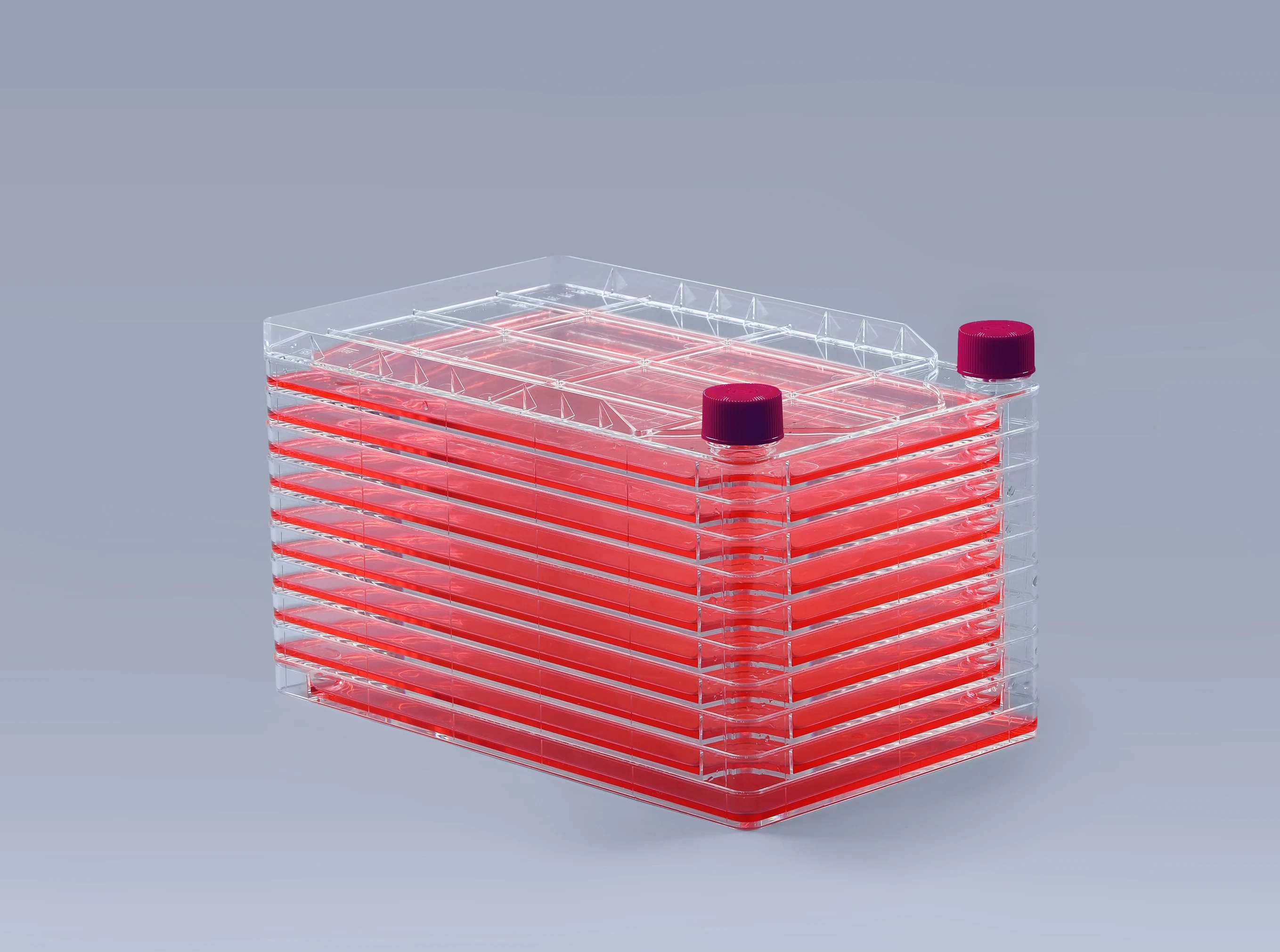 Plastic Sterile Tissue Culture Instrument Multi Layer Cell Culture ...