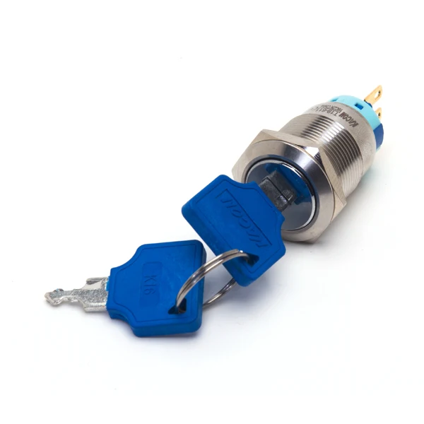 Kacon T16-611p 2 Position Key Waterproof Control Push Button Switch ...