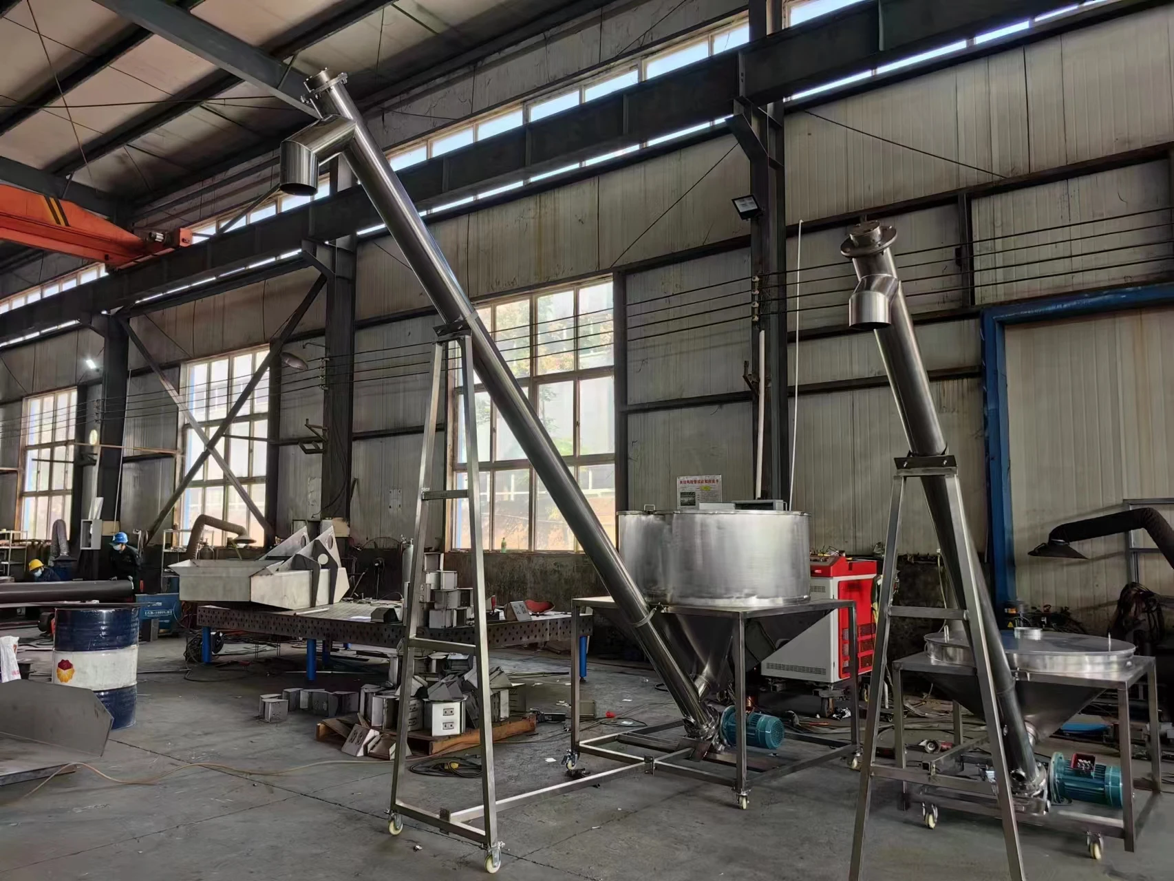 Industrial Stainless Steel Sugar Flour Coffee Powder Vertical Auger ...