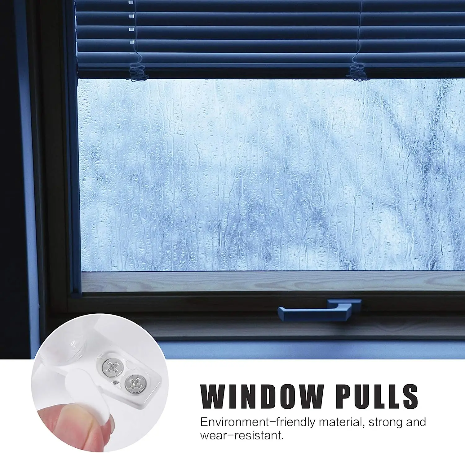 White Sliding Window Pulls & Crank Green House Removable Handle for ...