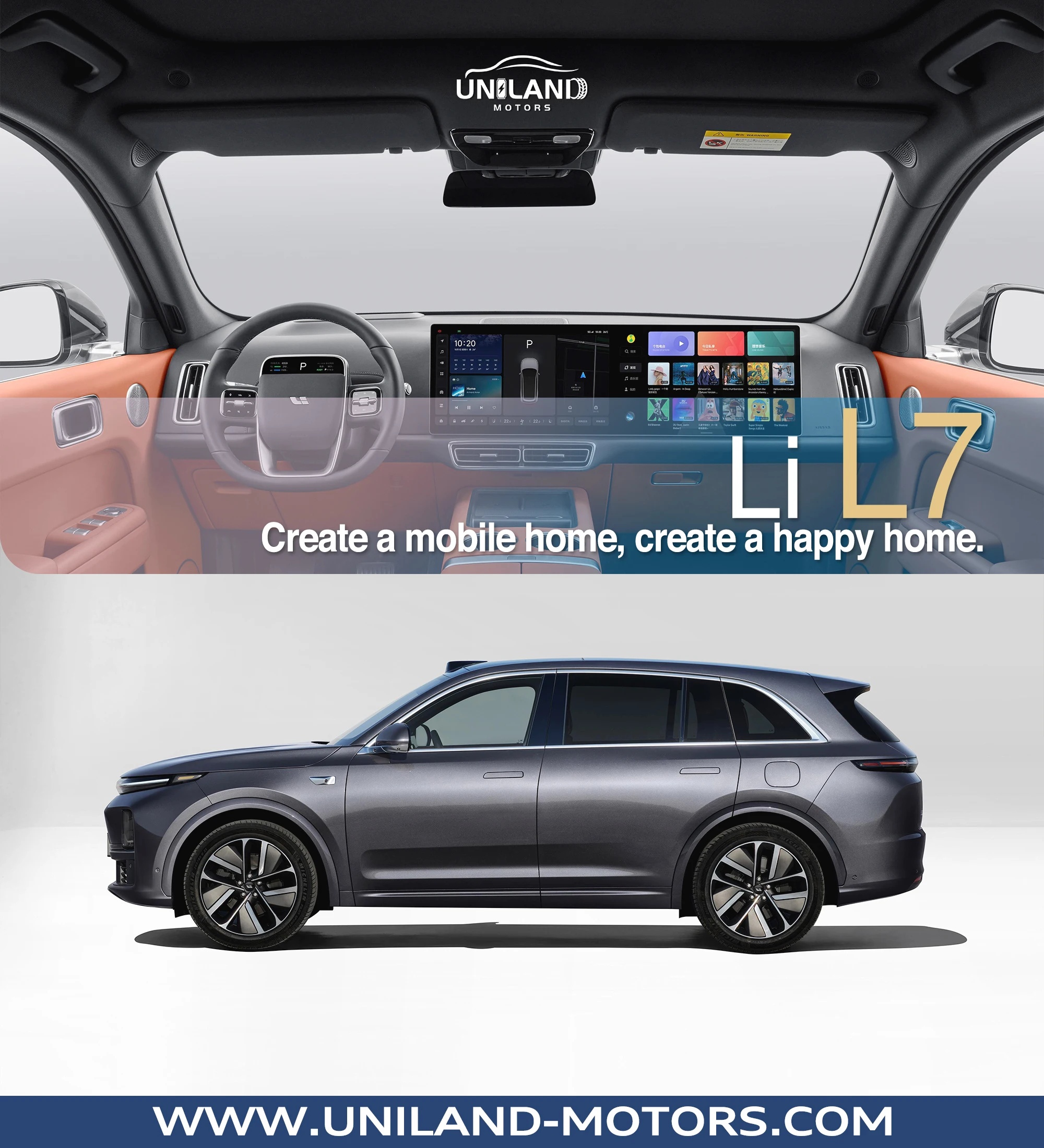 Li L7 2023 Max Hybrid Car Electric Car Vehicle Fast Shipping Erev ...