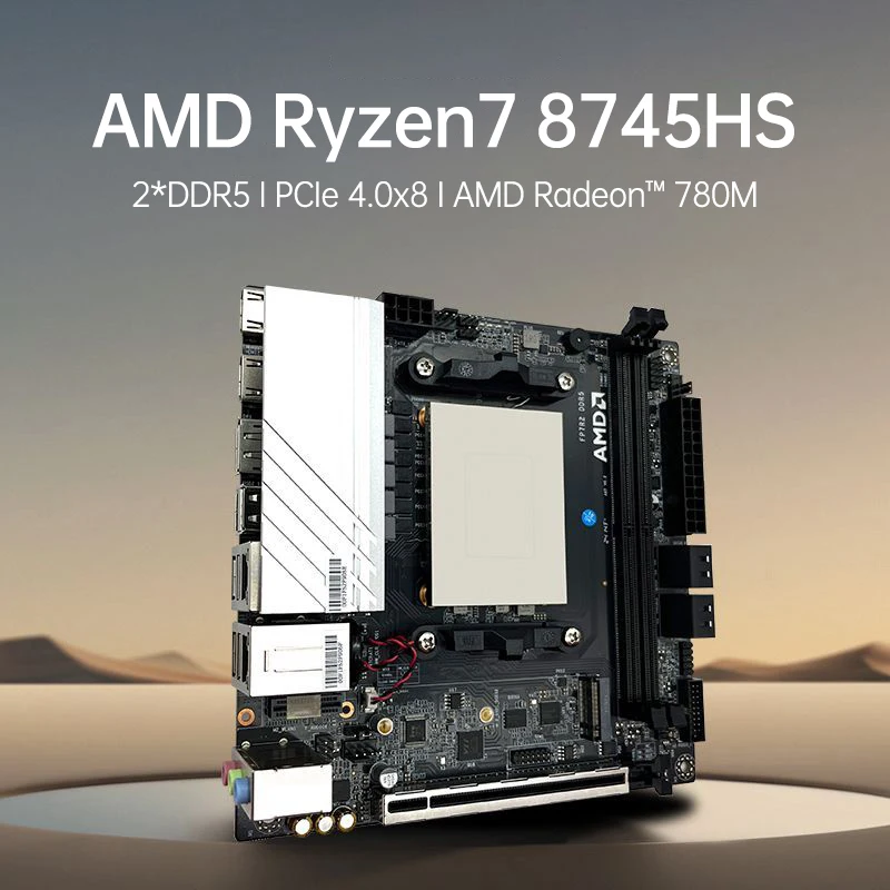 TOPC AMD Ryzen R7-8745HS ITX Motherboard Kit - 8 Cores, 16 Threads