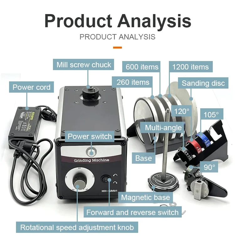 Jewelry Wedding Rings Grinder Low Speed Engraving Knife Sharpening ...