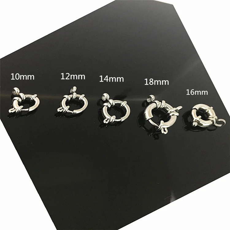 China Factory Wholesale Stainless Steel Round Circle Spring Hook Type ...