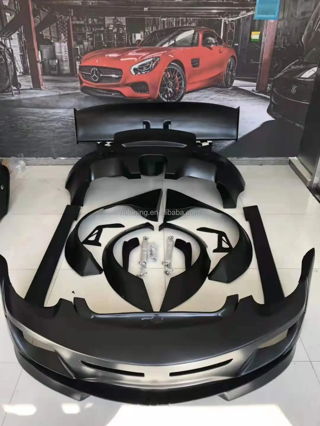 987.1 Rocketbunny Wide Body Kit Front Rear Bumper Side Skirts Spoiler ...