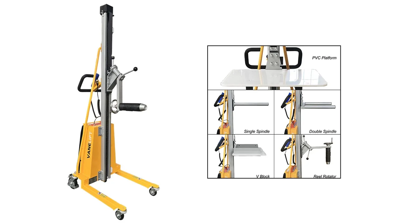 Vanelift Mini Stacker 100 150 200 250 300 Kg Light Duty Semi Electric ...