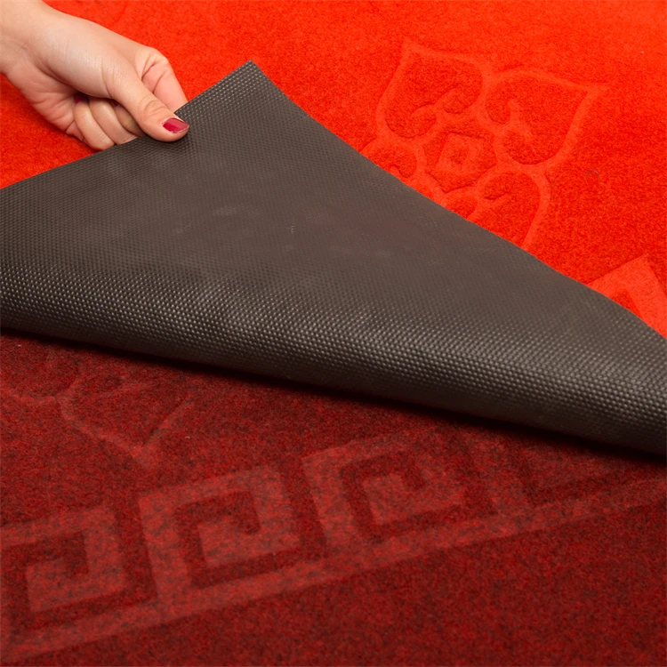 Modern Living Room Corridor Party Needle Punch Rubber Carpet with Pvc ...