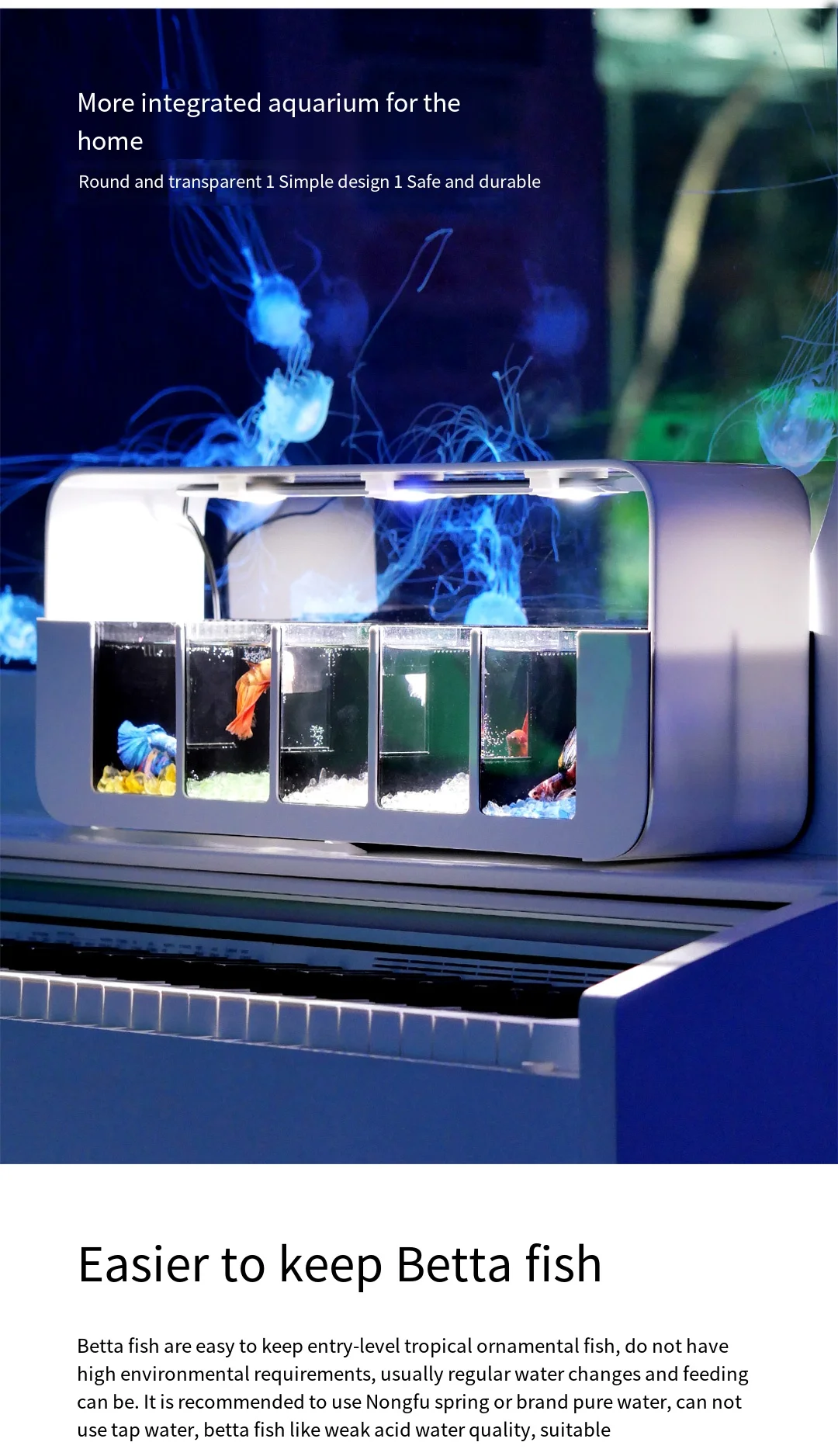 OEM New Layered Douyu Fish tank Combination Multi Grid Moonlight ...