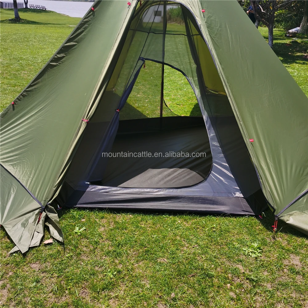 MCETO TX400PRO Lightweight Pyramid Tent - Ideal for Winter Camping
