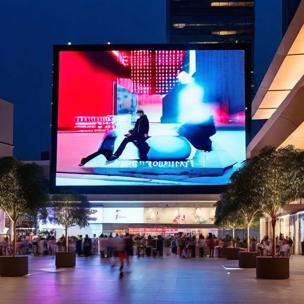 Ultra HD 4K Naked-Eye 3D Curved LED Display for Outdoor Commercial LED ...