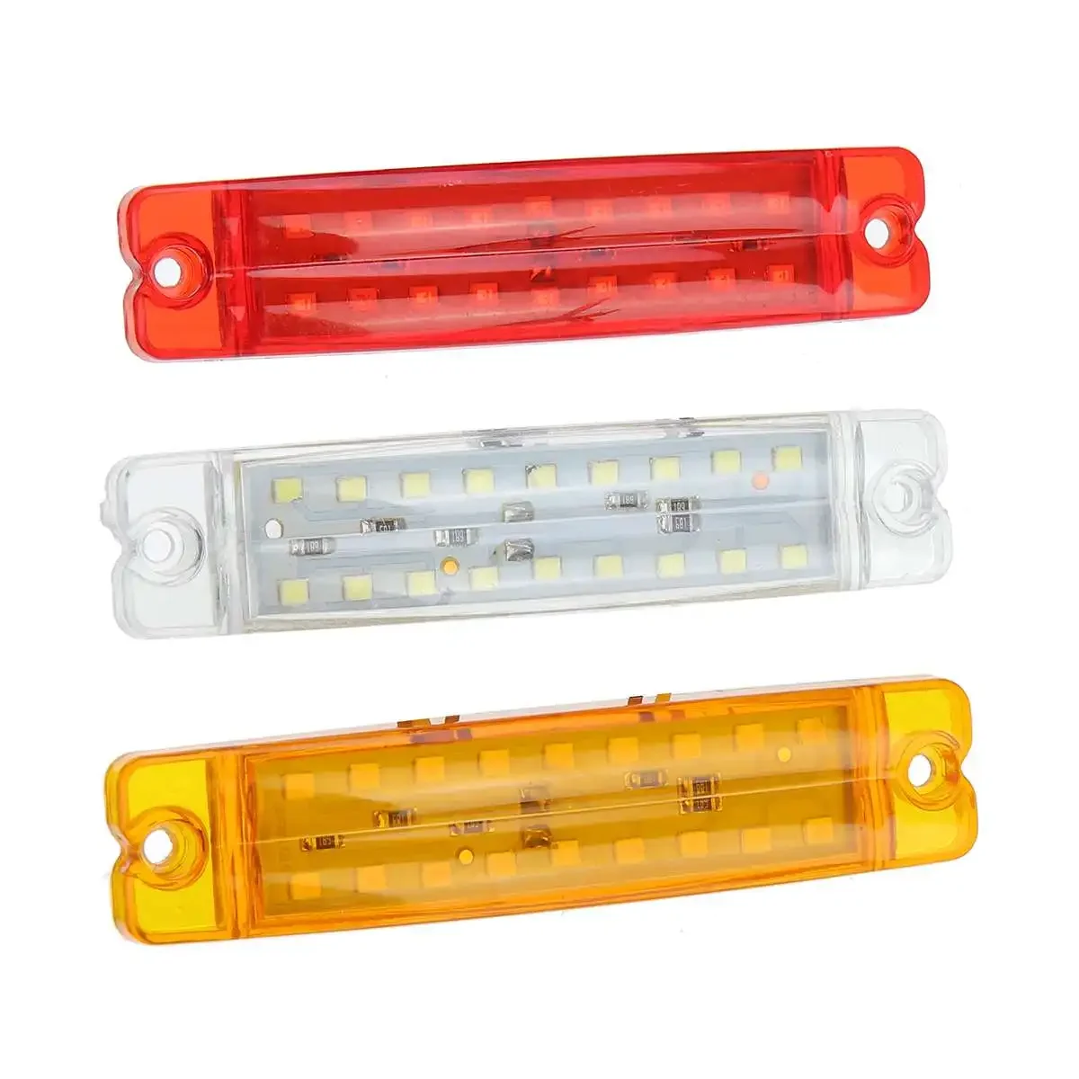 18 Led 24v Truck Trailer Side Marker Light Warning Light Indicators ...