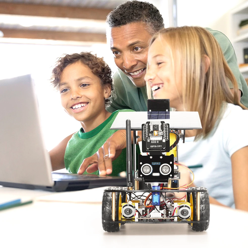 ESP32 Smart Robot Kit - DIY Arduino Robotics & Solar Tracker
