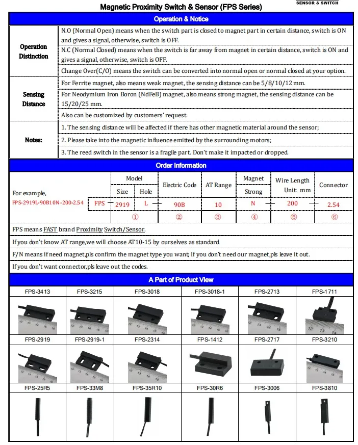 3 Wires Plastic Hall Effect Sensor Surface Mount/PNP Magnetic Proximity ...