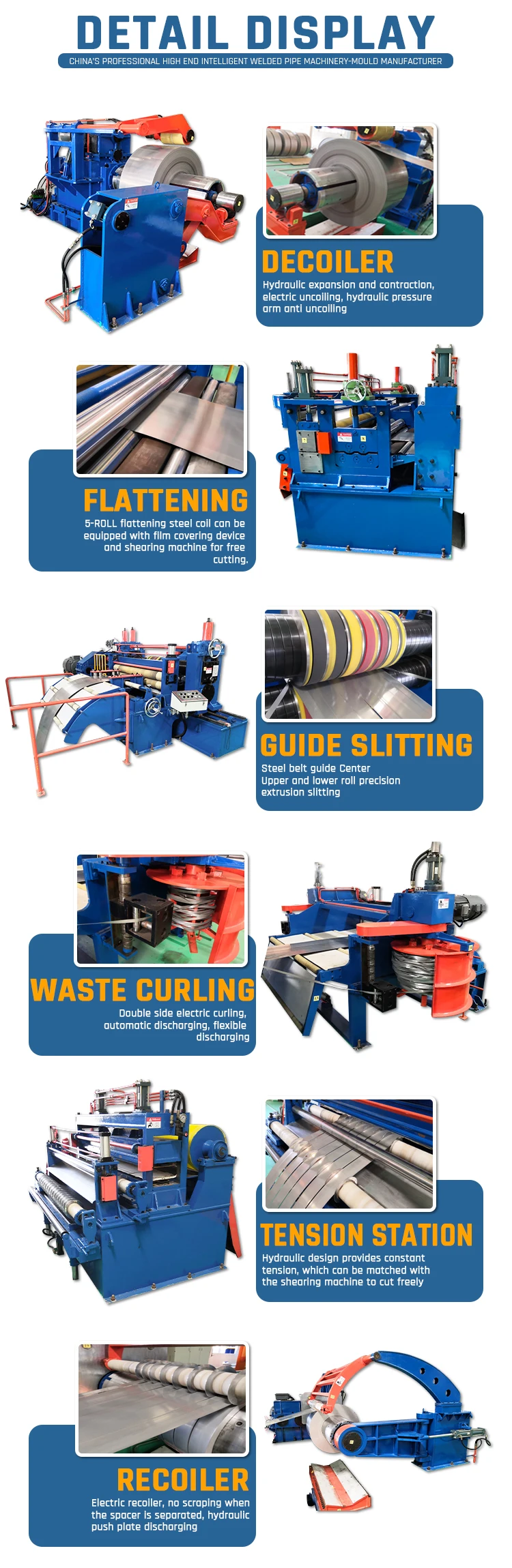 Metal Strip Sheet Steel Coil Cutting Slitting Machine Precision Steel ...