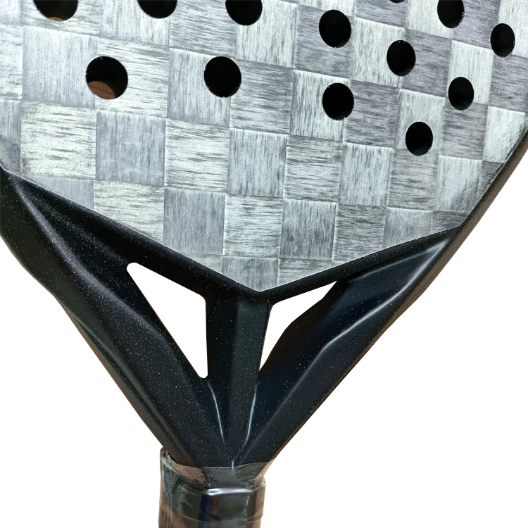 Powerful New Material 18k Carbon Silver Padel Rackets with Anti ...