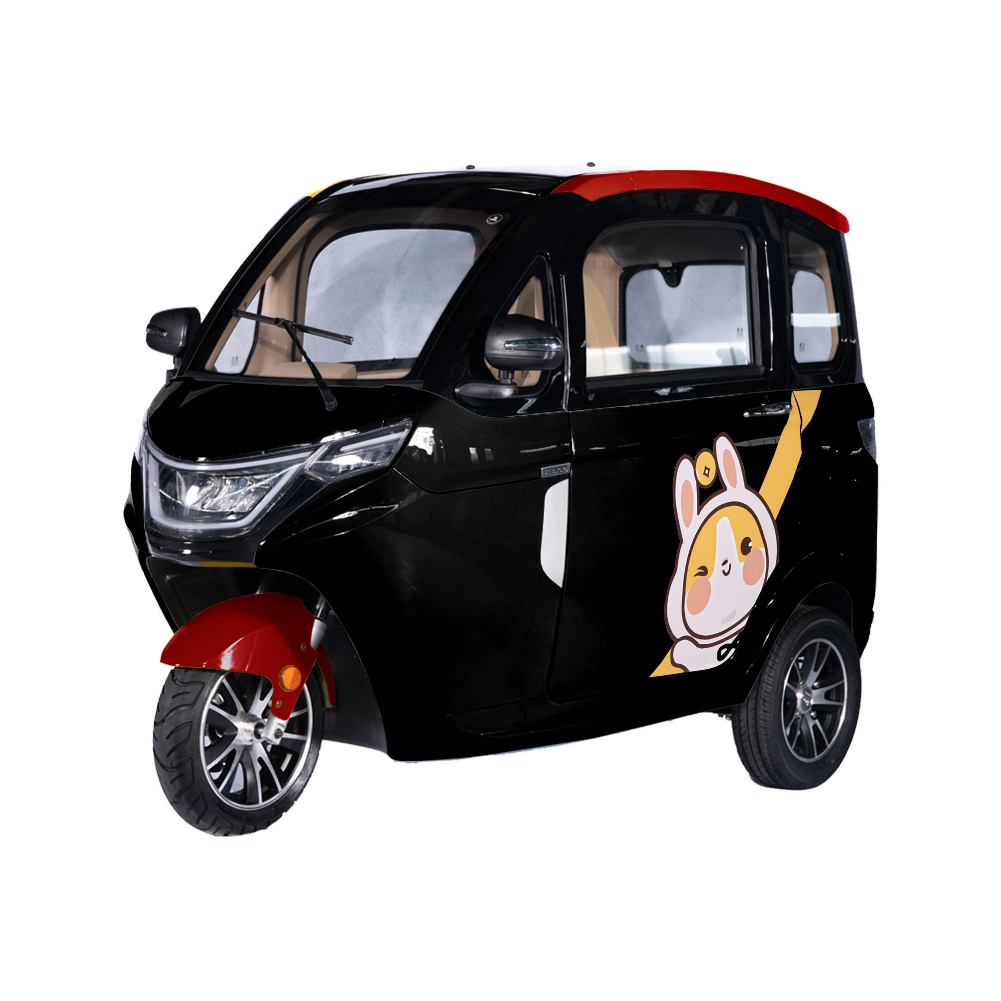Mini Van Mobility Tuk Tuk Electric Closed Tricycle