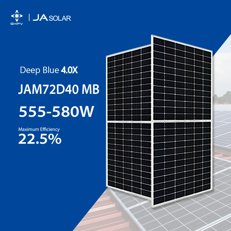 JA solar module zonnepanelen 555W 560W 565W 570W 575W 580W N-type ...