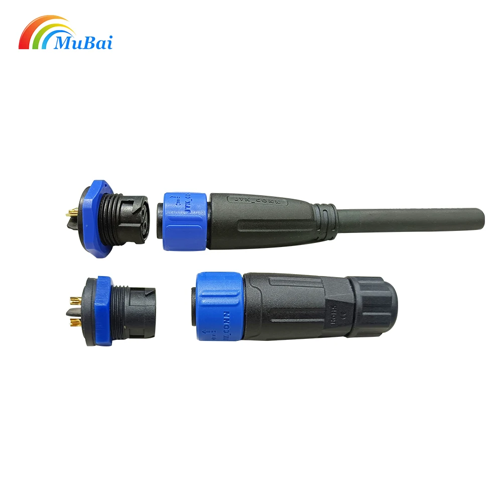 Different Sizes And Types Ip67 Ip68 Power Electrical Cable 2 3 Pin 4 ...