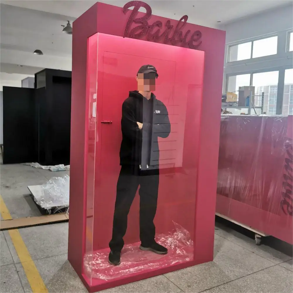 Baby Shower Supplies Party Decoration Pink Photo Booth Photo Box ...