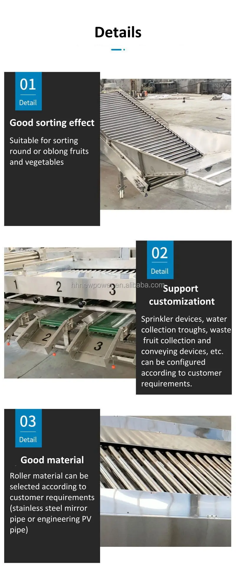 Automatic Grader mango Fruit Grading Machine apple Oranges Lemon ...