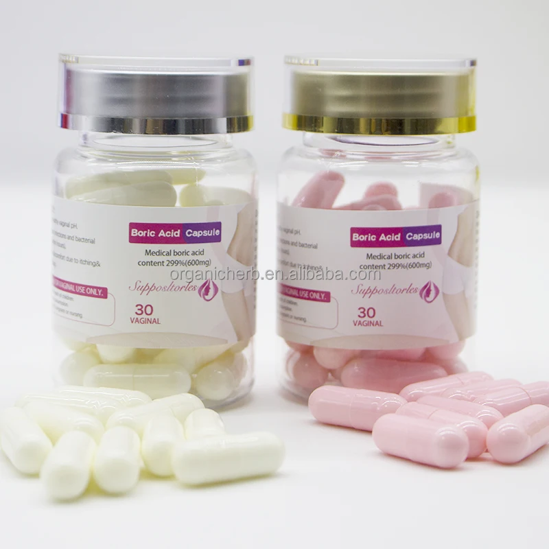 Custom Logo Wholesale Boric Acids Capsules Tighten Yoni Pops Organic ...