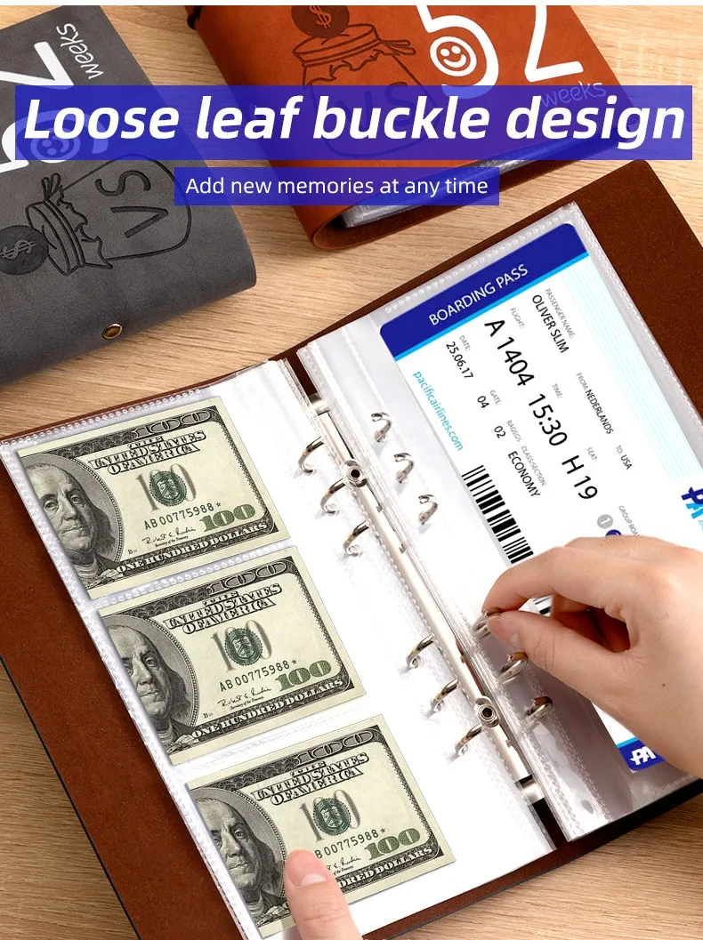 52 Weeks Money Saving Challenge Binder For Couple Money Saving Binder ...