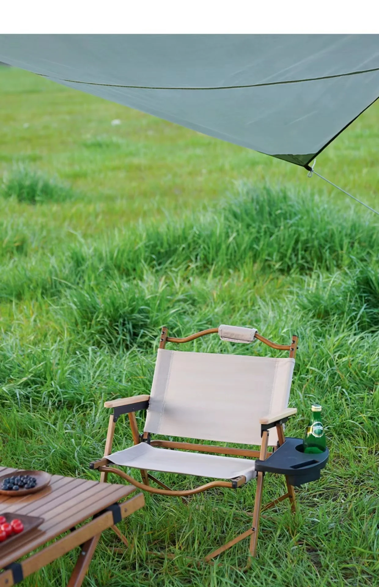Outdoor Comite Chair Side Storage Tray Lying Chair Cushion Tray Camping ...