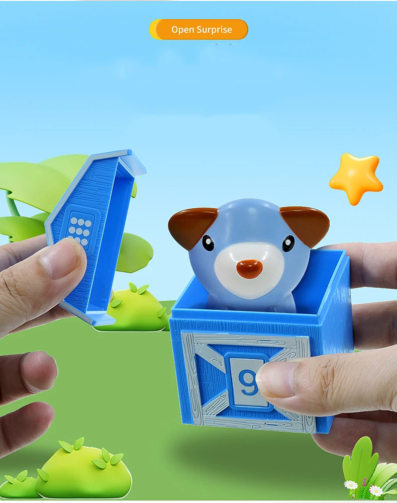 Farm Animals Toys Montessori Counting,Matching & Sorting Fine Motor ...