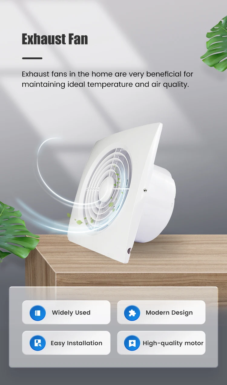 3 Inch Extractor Bathroom Exhaust Fan with Filter - Baer