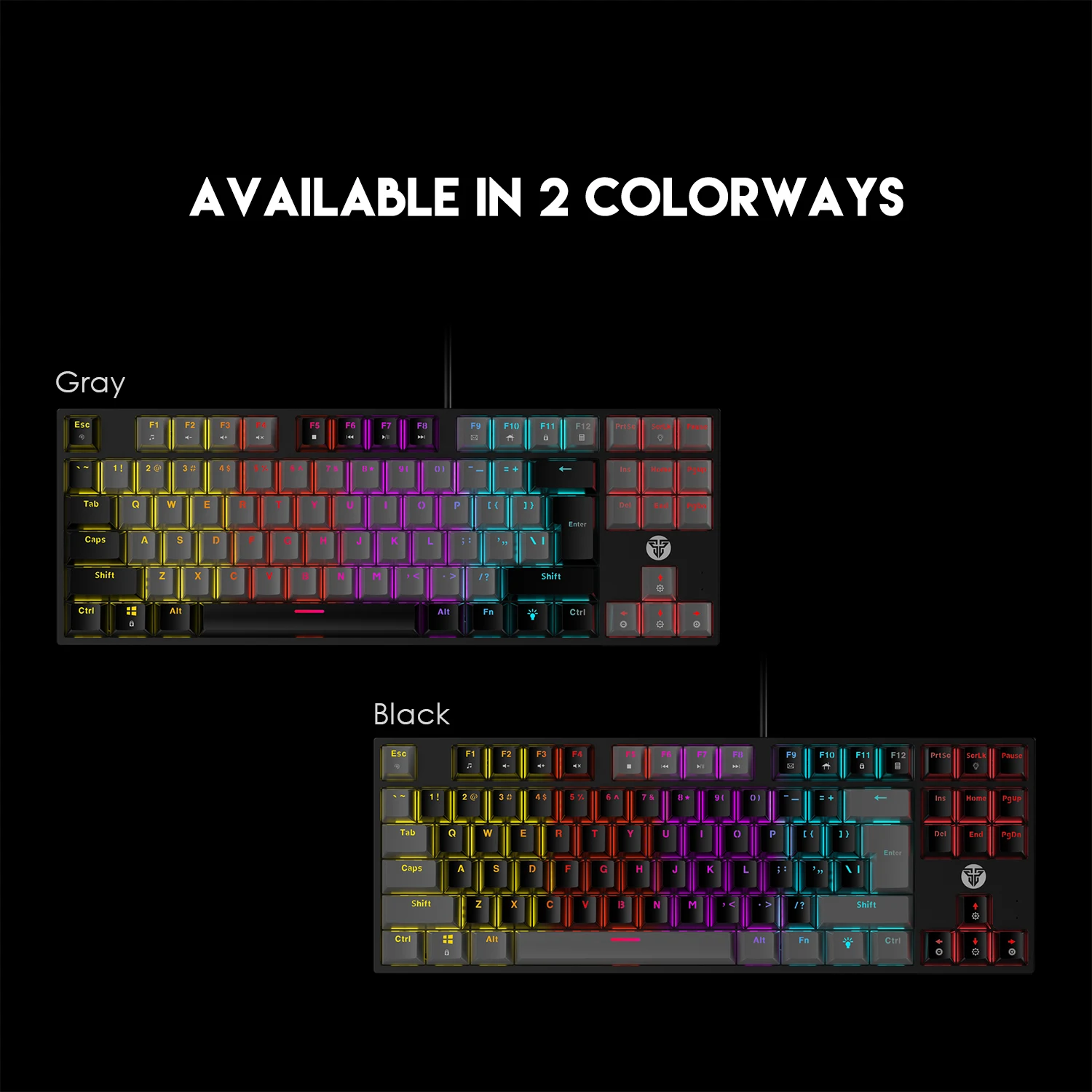 FANTECH Mk876v2 ATOM87 Mechanical Keyboard - Precision Gaming