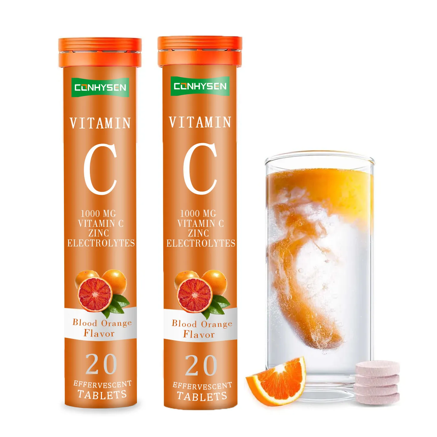 Best GMP Vitamin C Effervescent Multivitamin Mineral Tablets OEM Formula Factory Supply for ...